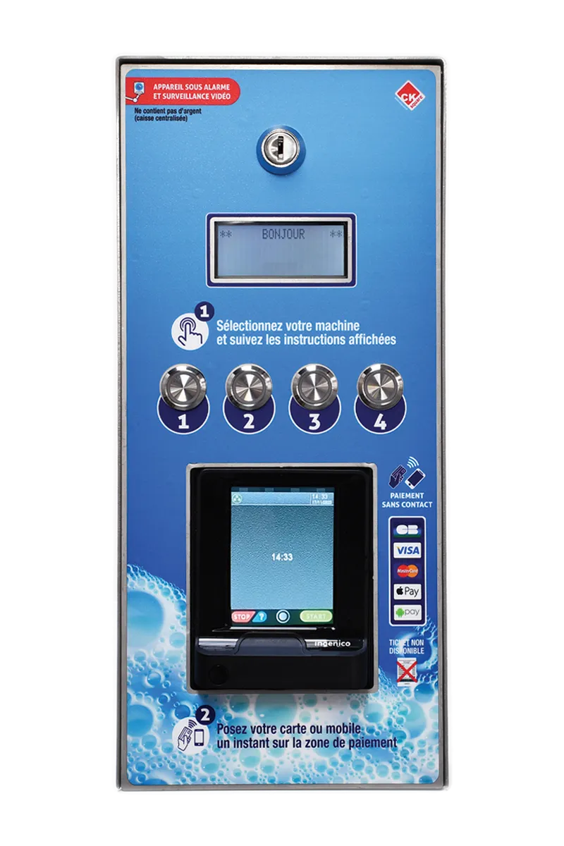 Box CB CKWASH : Boitier Paiement Sans Contact Station Lavage